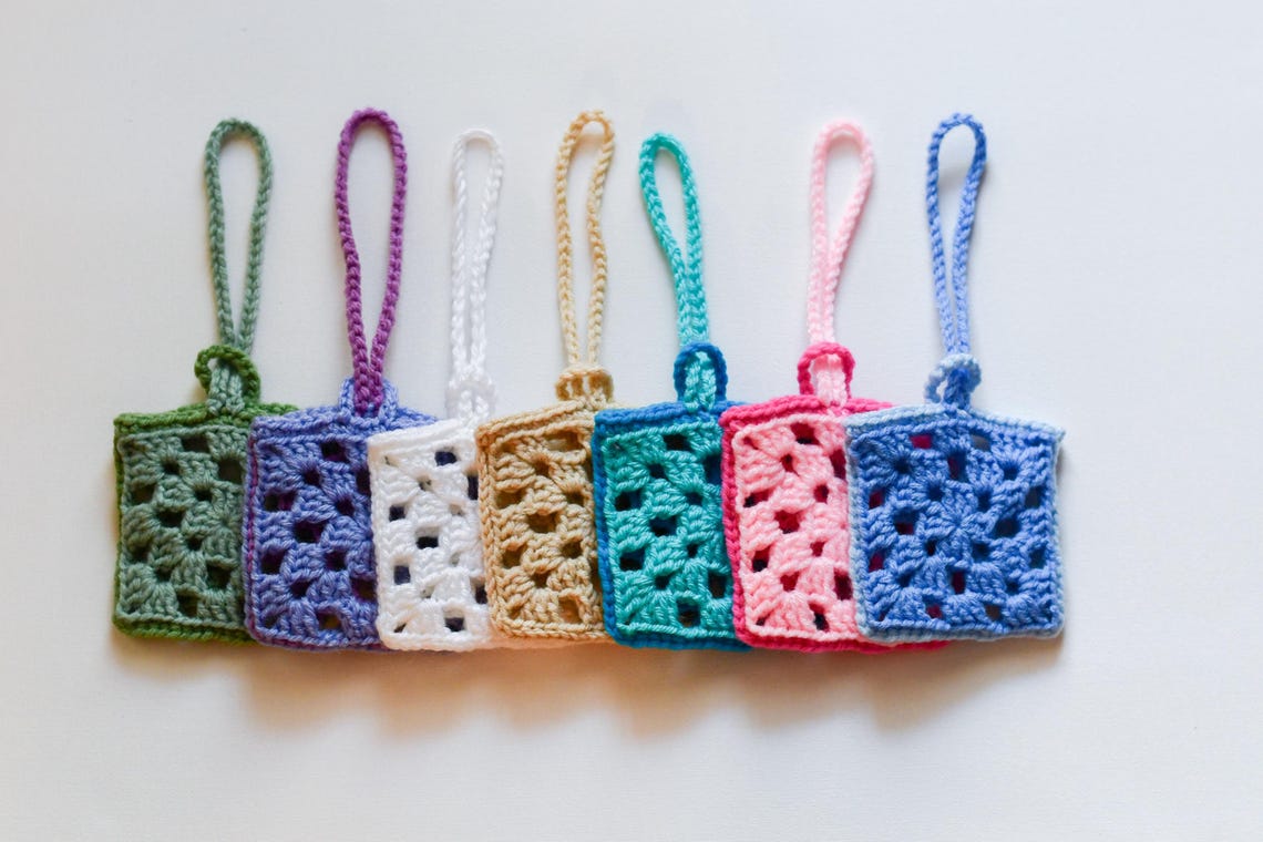 Mini Hanging Pouch, Hanging Pouch, Mini Purse, Crochet Bag, Crochet ...