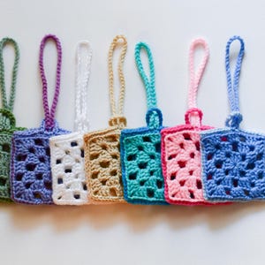 Mini Hanging Pouch, Hanging Pouch, Mini Purse, Crochet Bag, Crochet ...