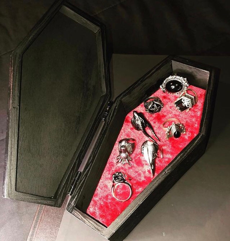 Handmade Miniature Coffin Jewelry/keepsake Box - Etsy