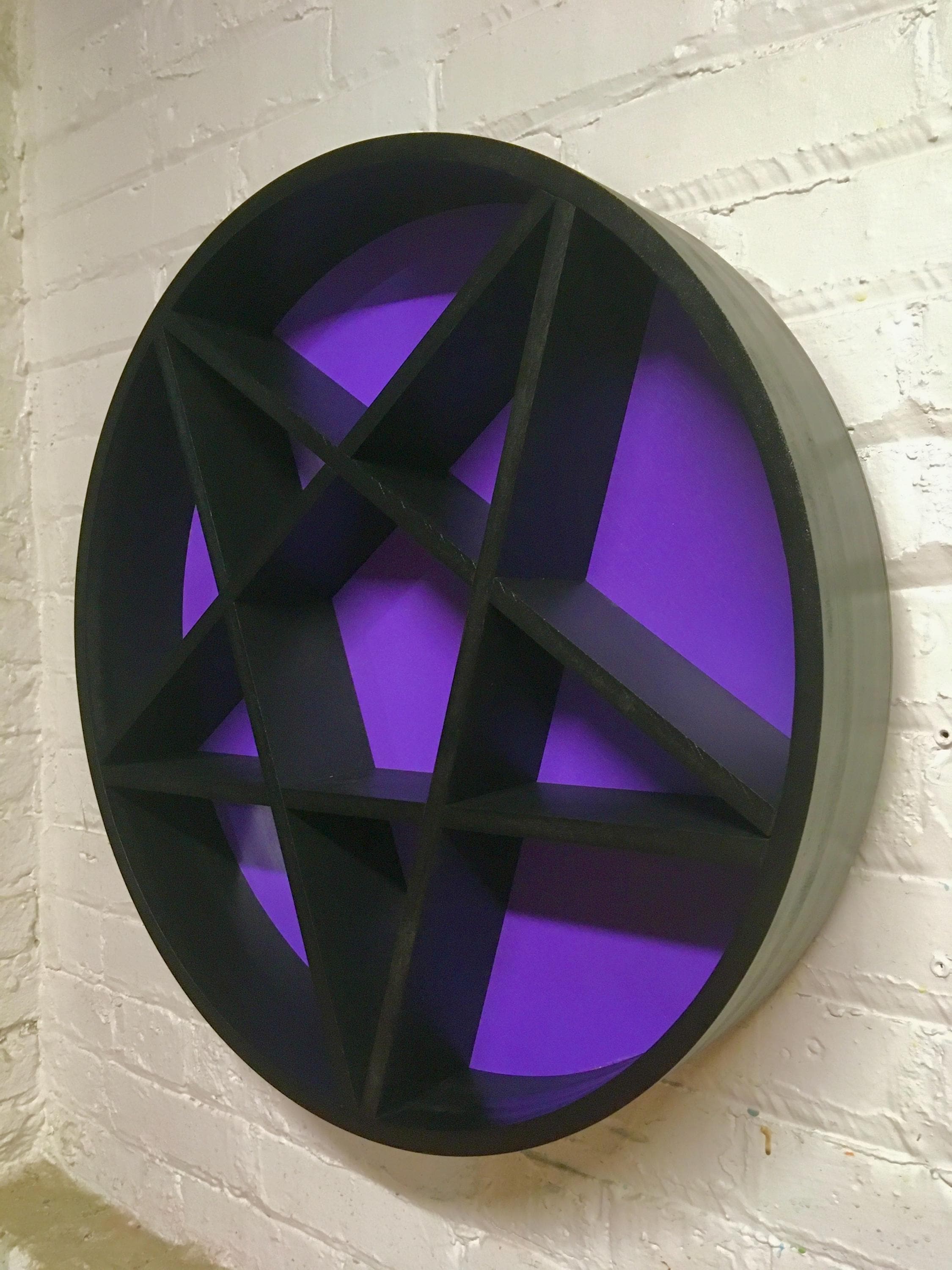Purple Reign Pentagram/pentacle Shelf (P560-7) - Etsy