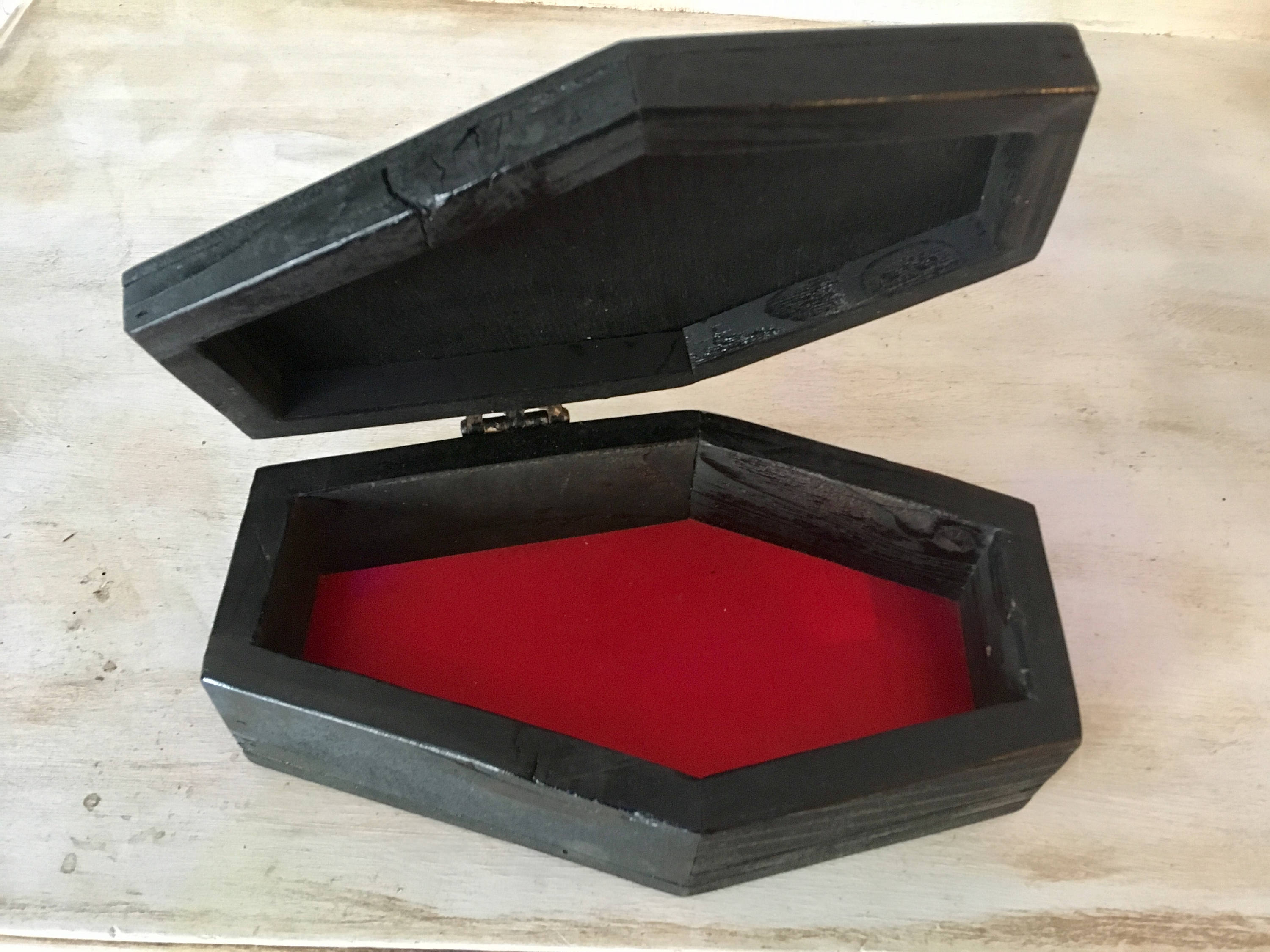 Handmade Miniature Coffin Jewelry/keepsake Box - Etsy