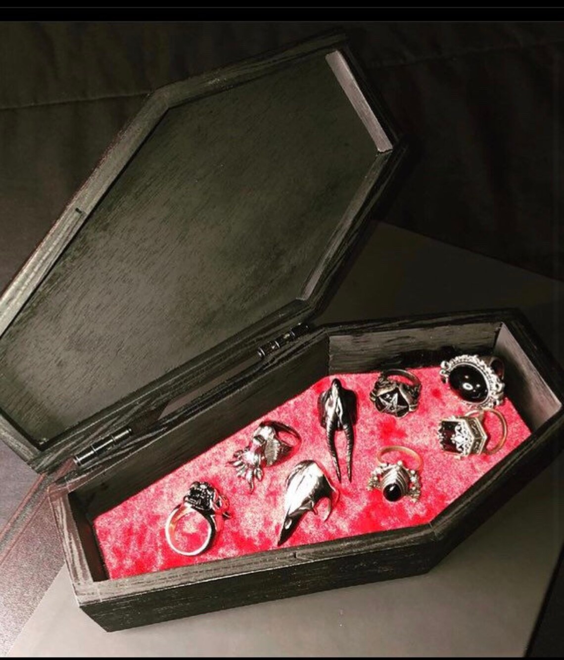 Handmade Miniature Coffin Jewelry/keepsake Box - Etsy