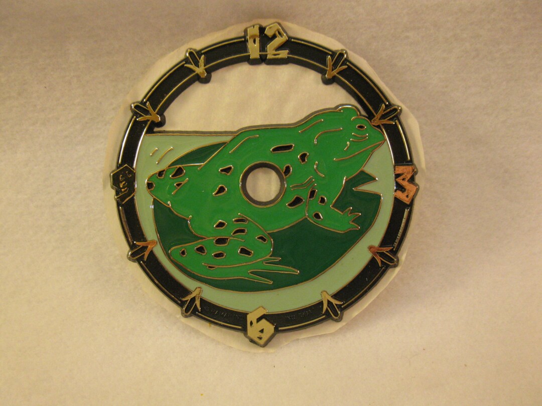 Vintage Plastic Clock Face Frog or Toad for Clockmaking - Etsy