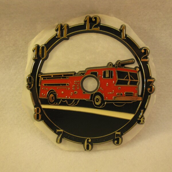 Fire Truck Clock - Etsy