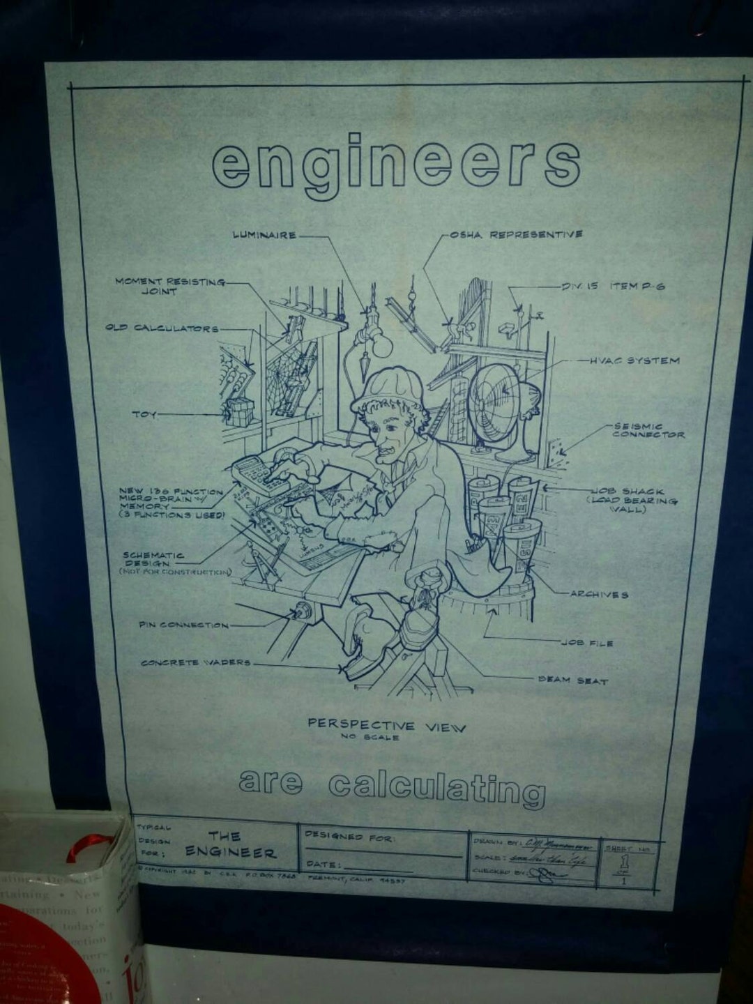 1970's Vintage Engineer Blue Prints OR Computer Building Blue Prints - Etsy