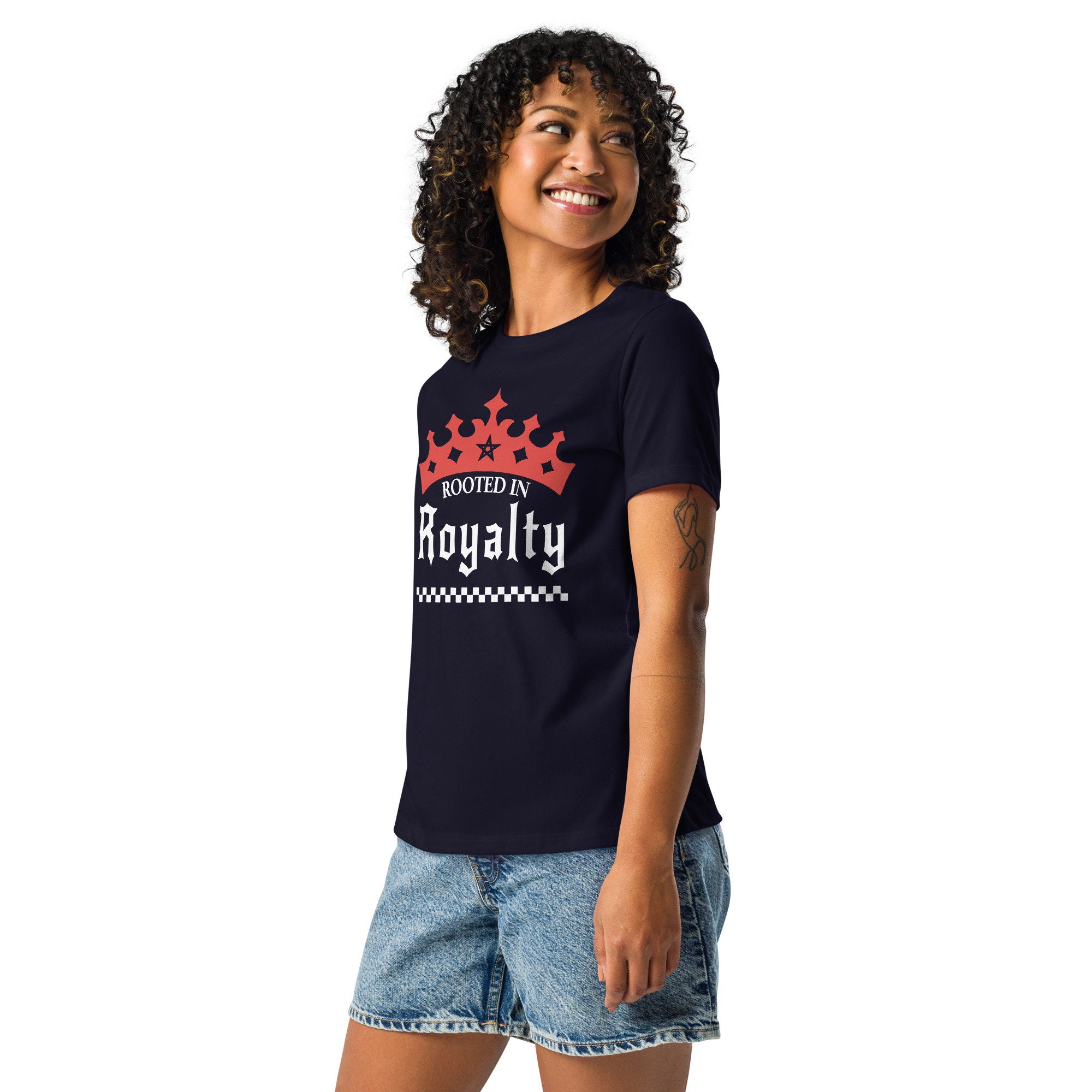 Moorish American Rooted in Royalty Moors in America Women's Relaxed T ...