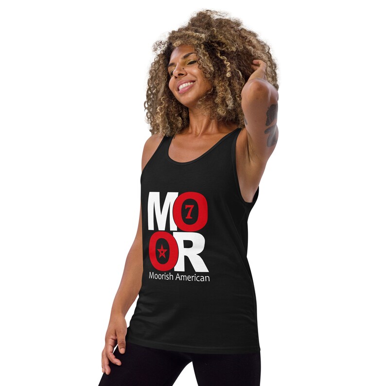 Moorish American Tank Top, Circle 7 Star Symbol - Etsy
