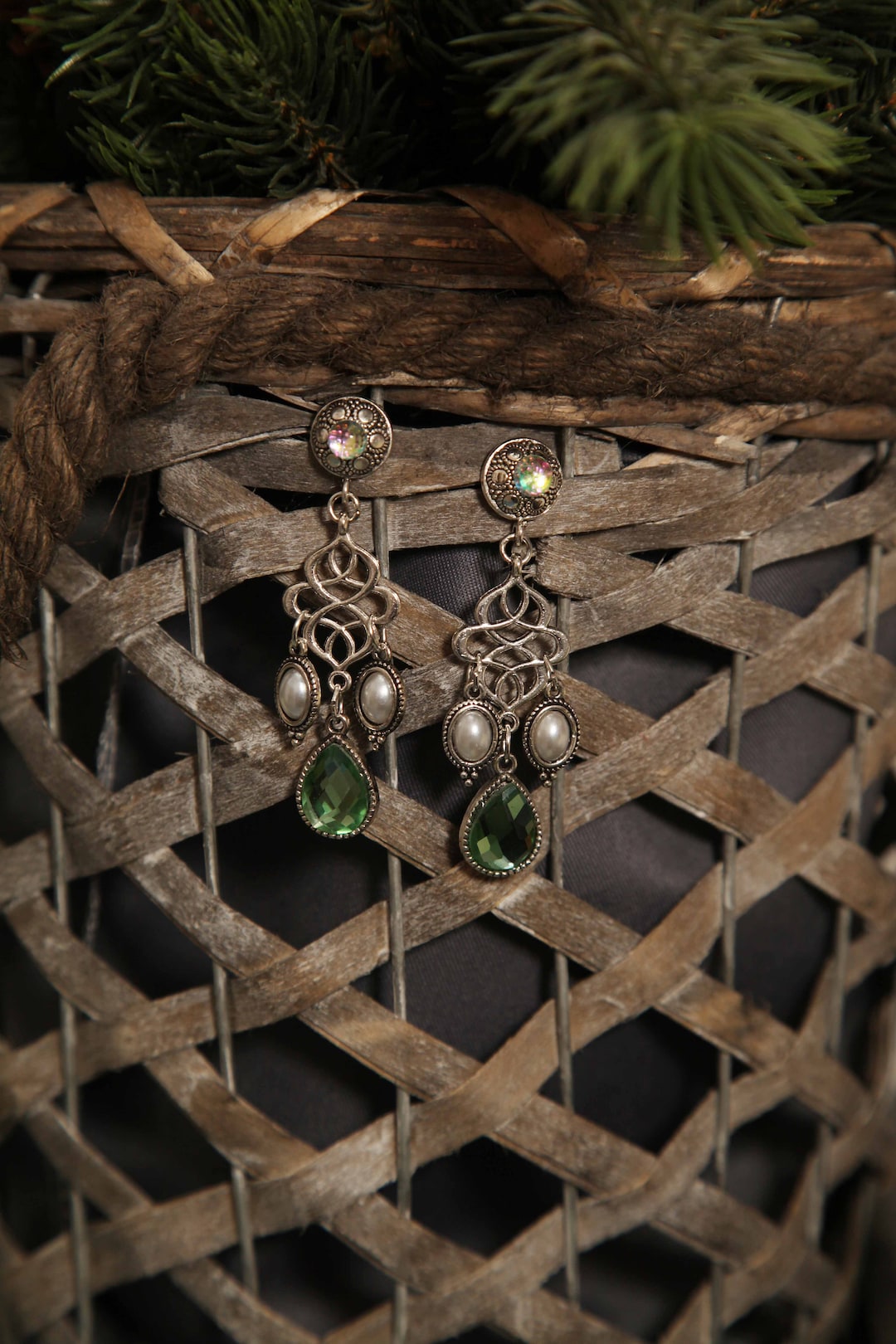 Perdidot Green Elven Mermaid Siren Art Nouveau Art Nouveau - Etsy