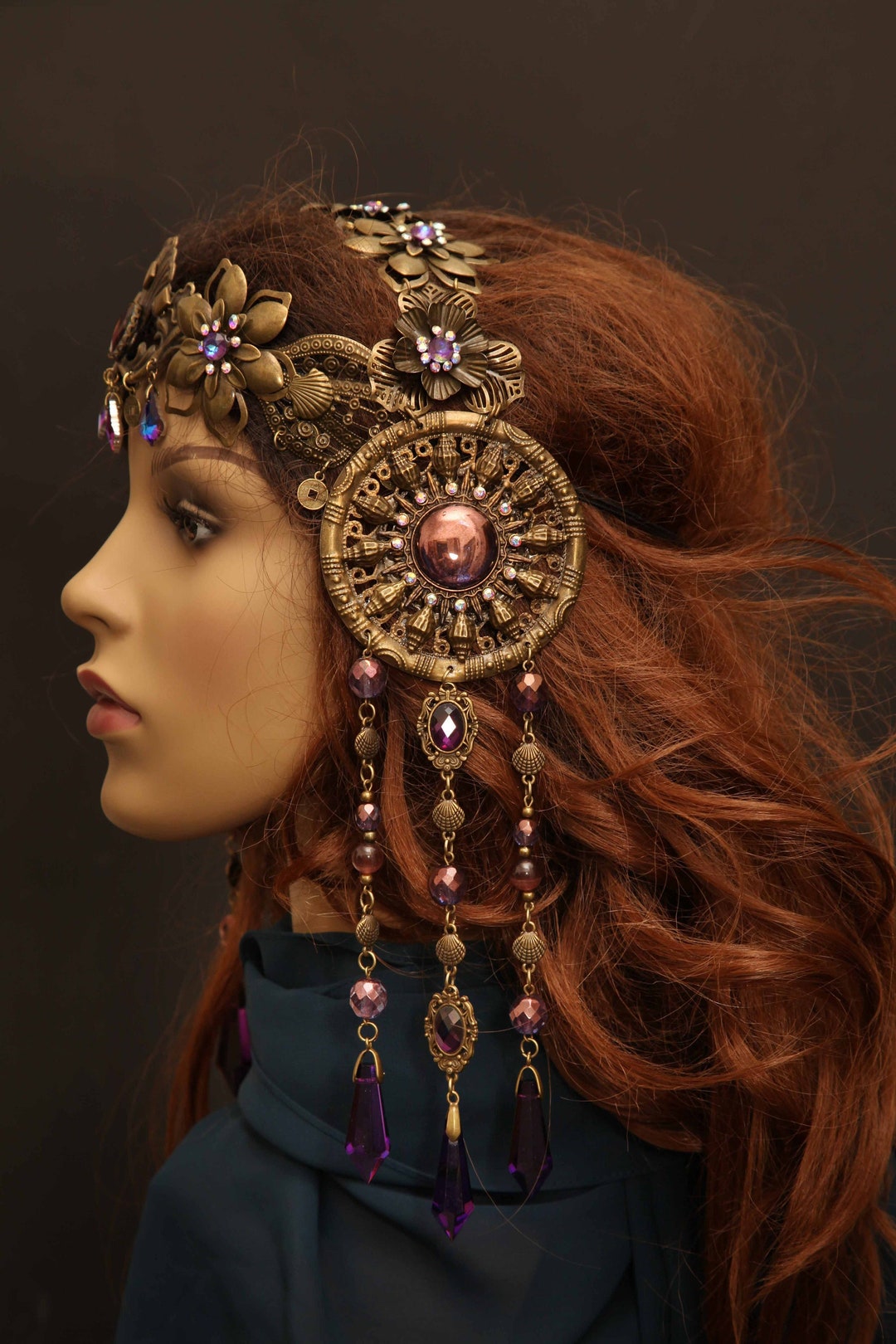 Mermaid Siren Pixie Elven Art Nouveau Insp. Tiara Headpiece - Etsy