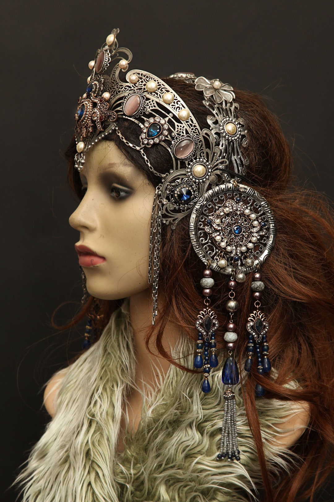 Montana Blue Art Nouveau Jugendstil Mucha Insp. Elven Nymph Muse ...