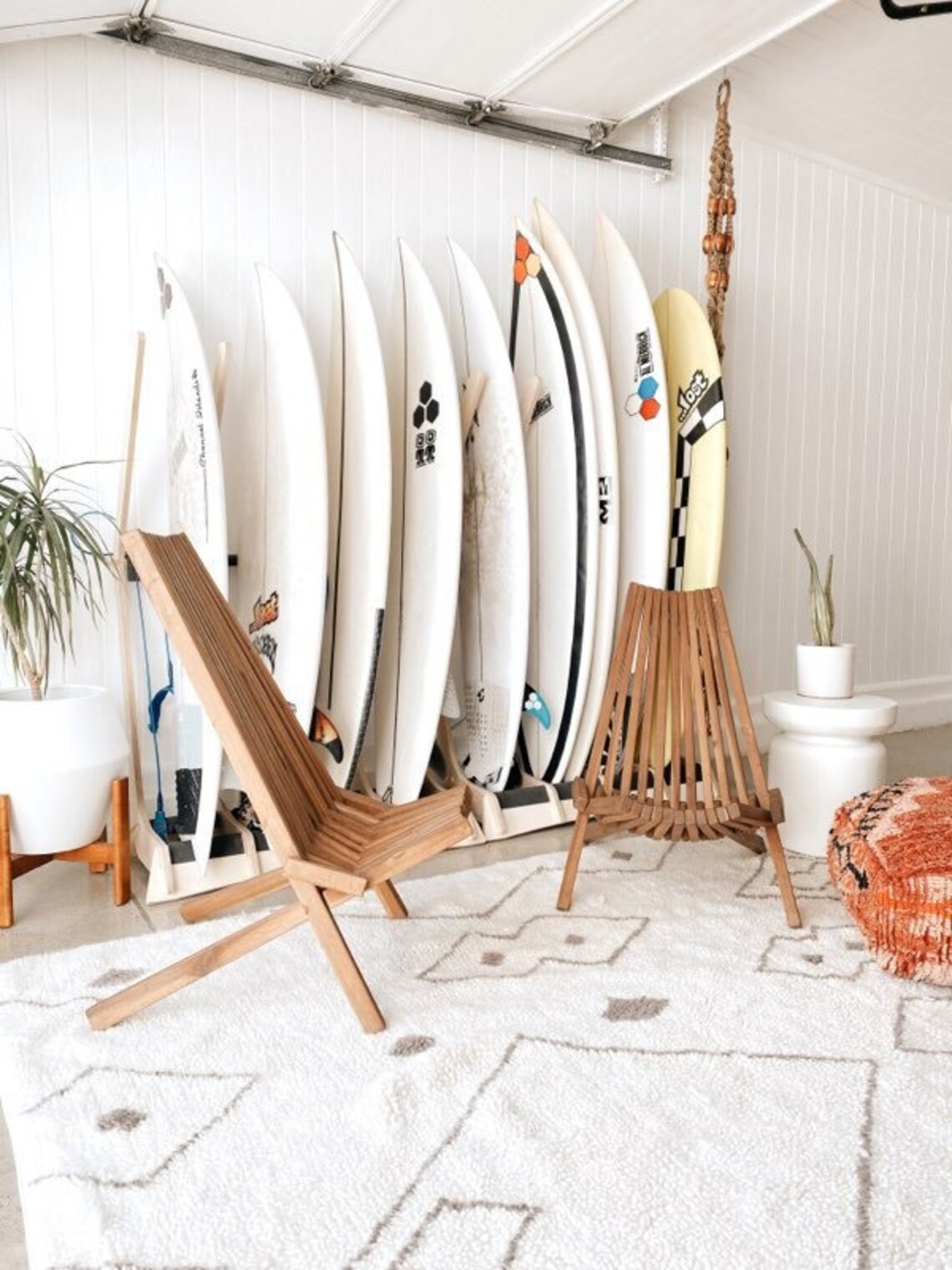 THE LINEUP Surfboard Freestanding Floor Display Rack | Etsy