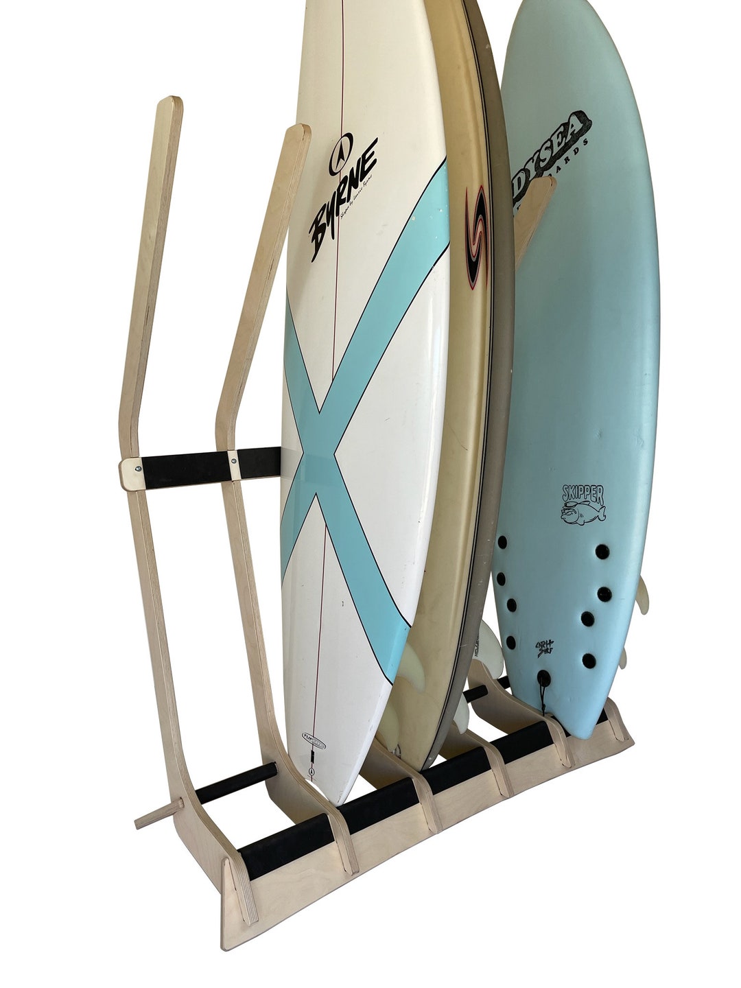 THE LINEUP Surfboard Freestanding Floor Display Rack (holds 5 Boards ...