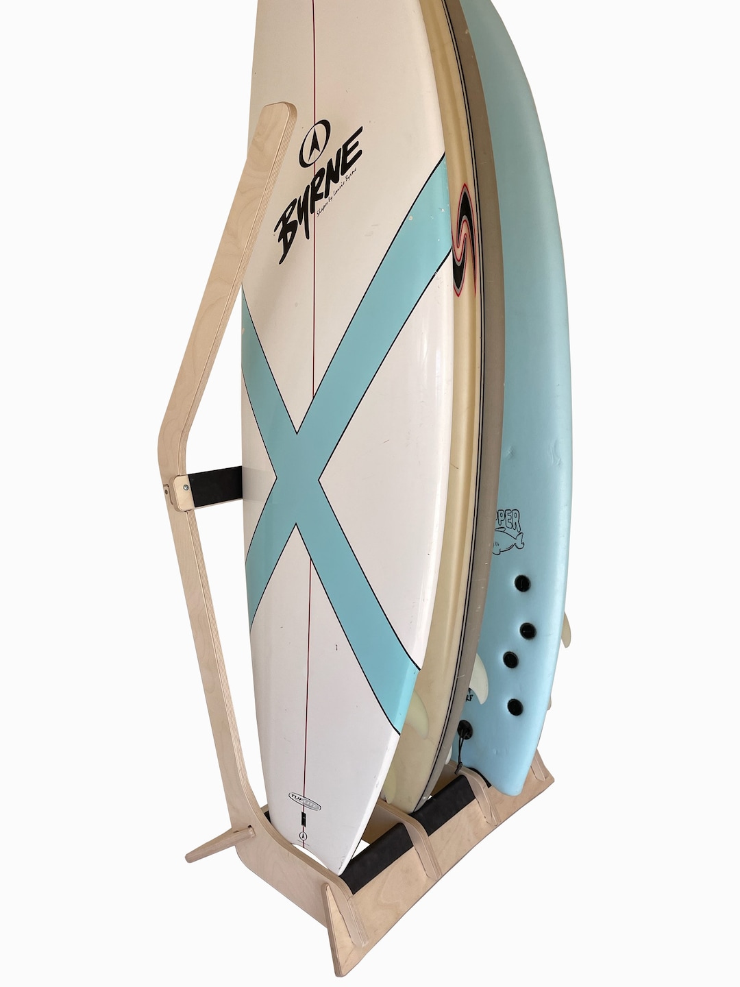 THE LINEUP Surfboard Freestanding Floor Display Rack (holds 3 Boards ...