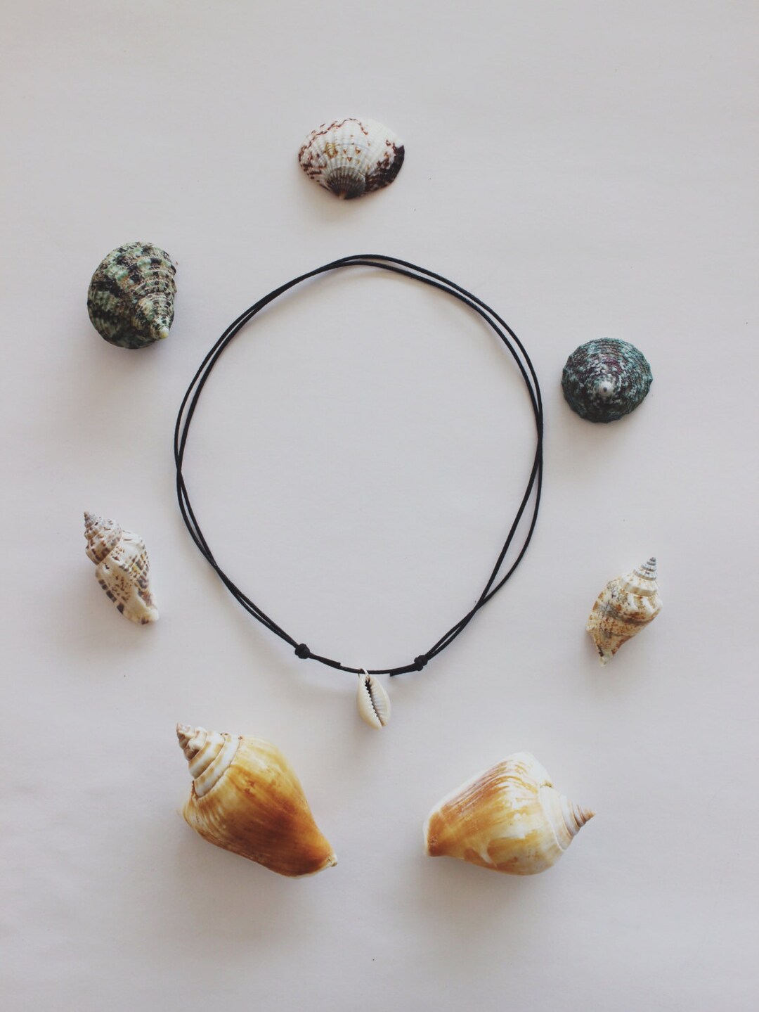 Collier cauri | Chaîne cauri ajustable | Festival Surfer Boho | Collier ...
