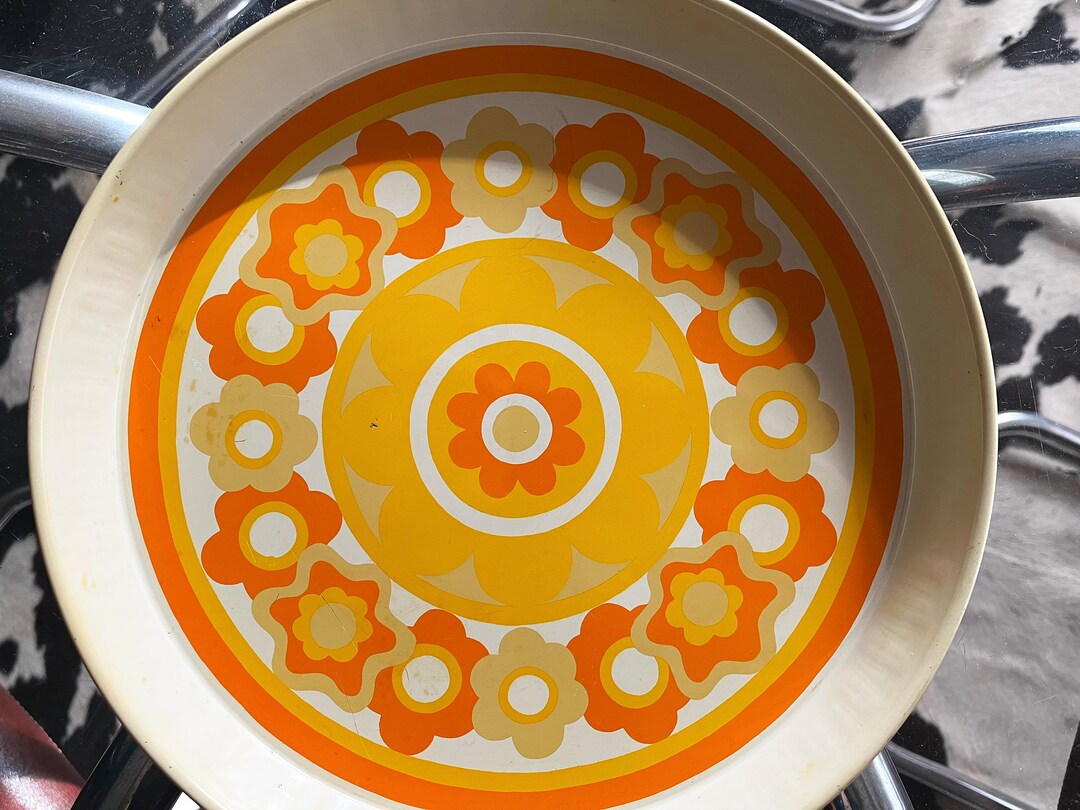 1970 Round Tray LOLLIPOP Jrm Design by Ian Logan Made in England - Etsy