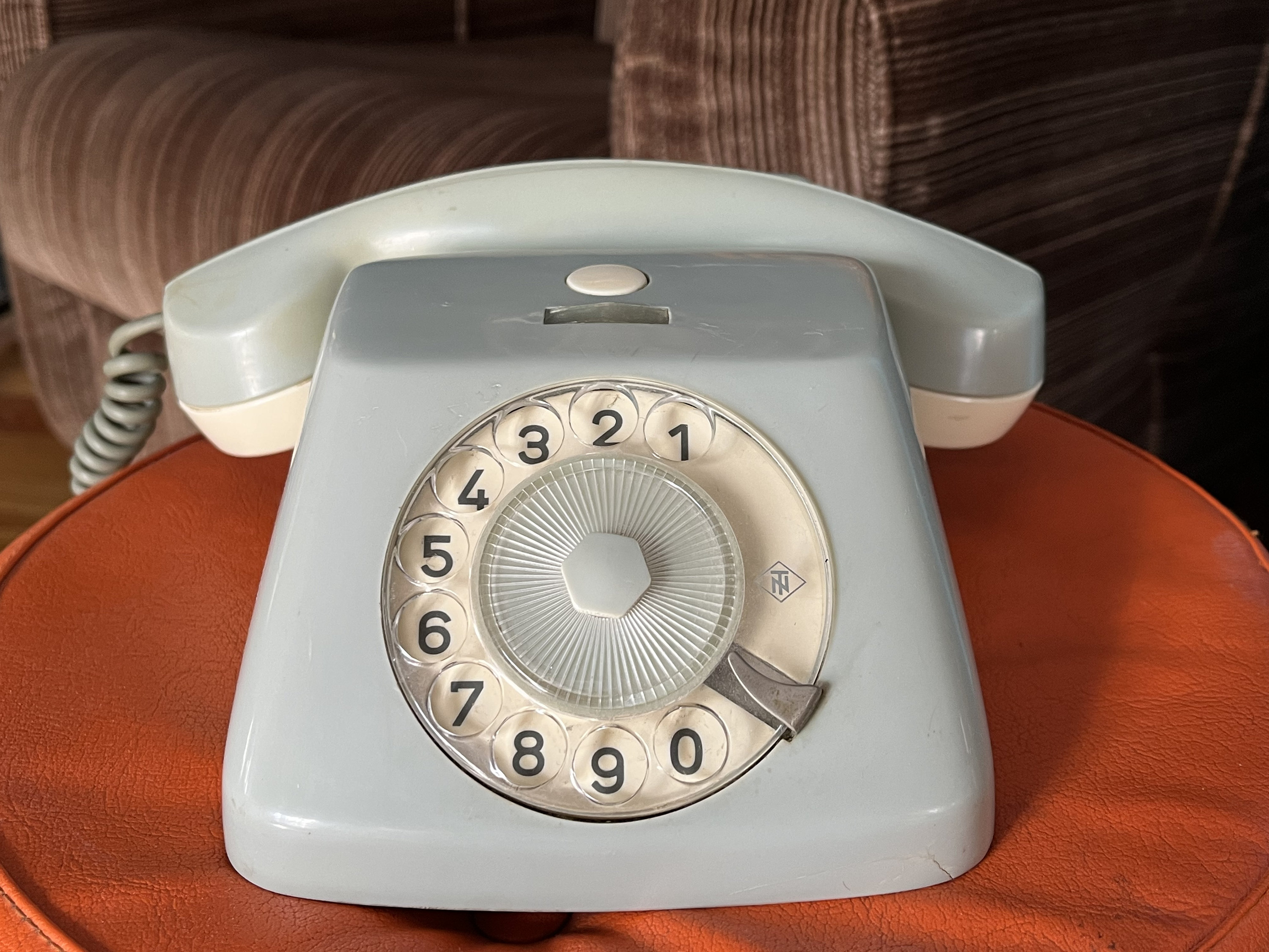Vintage 1970 Grey Rotary Phone Made in Italy - Etsy