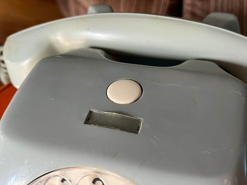 Vintage 1970 Grey Rotary Phone Made in Italy - Etsy