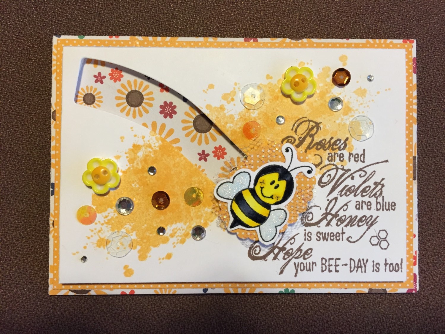 Birthday Spinning Bee Card(s) - Etsy