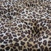 Set of 2 Tufted Chair Pads, 16" X 16" Brown and Beige Leopard Print ...