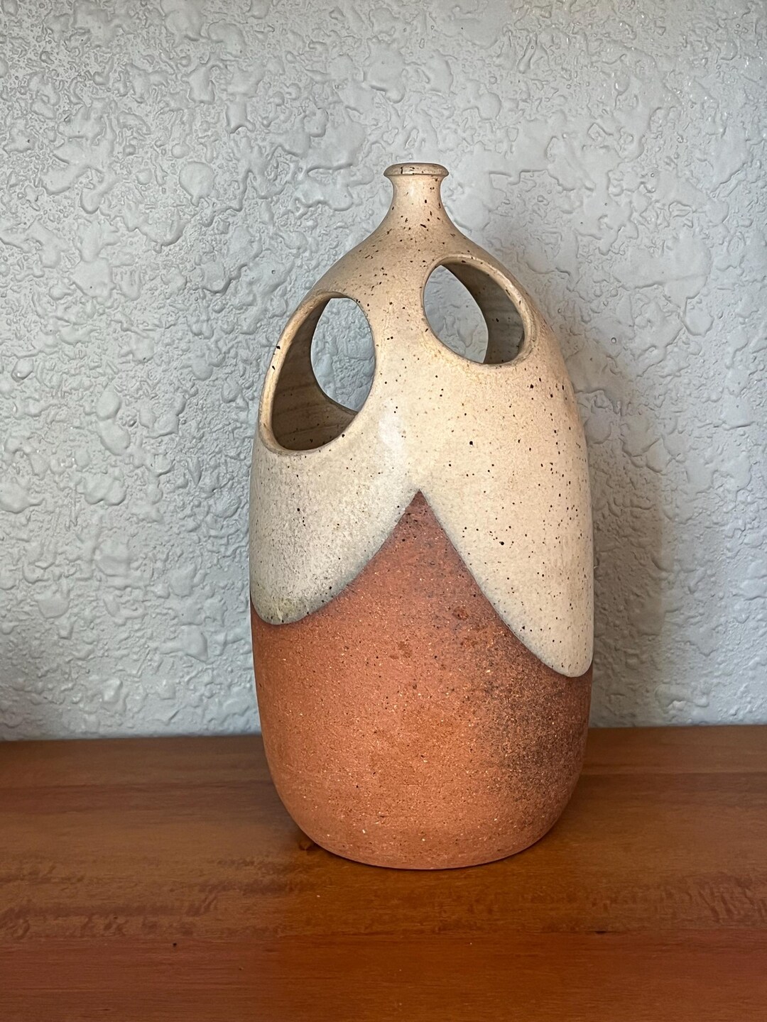 Beautiful Rare Don Lewis Mid Century Carved Design Ceramic Vessel ...