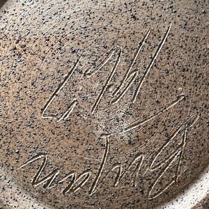 Vintage Large Abstract Studio Pottery Modernist Plate Signed Dated - Etsy