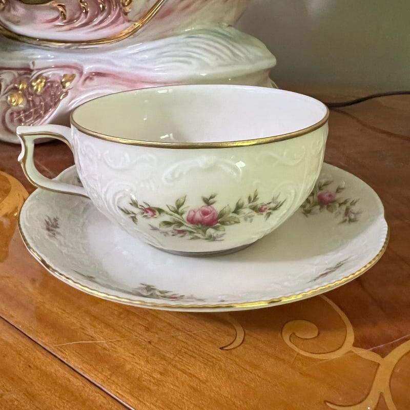 Embossed Roses Cup - Etsy