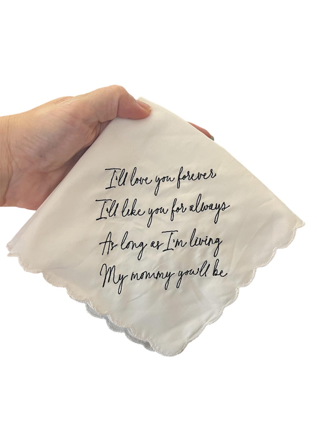 I’ll Love You Forever Poem Handkerchief - Etsy