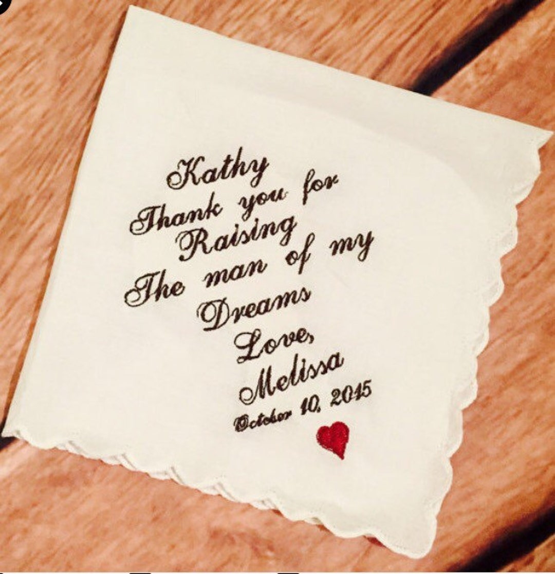 Custom Poem Handkerchief - Etsy