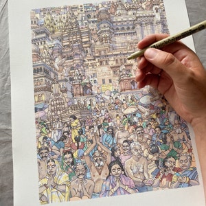 Varanasi Print - Etsy