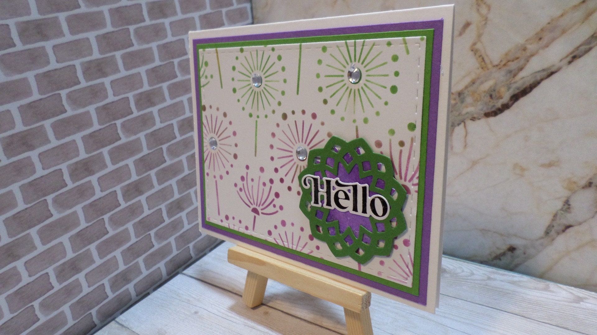 Hello Greeting Card-friendship Greeting Card-hi-hello-just Because ...