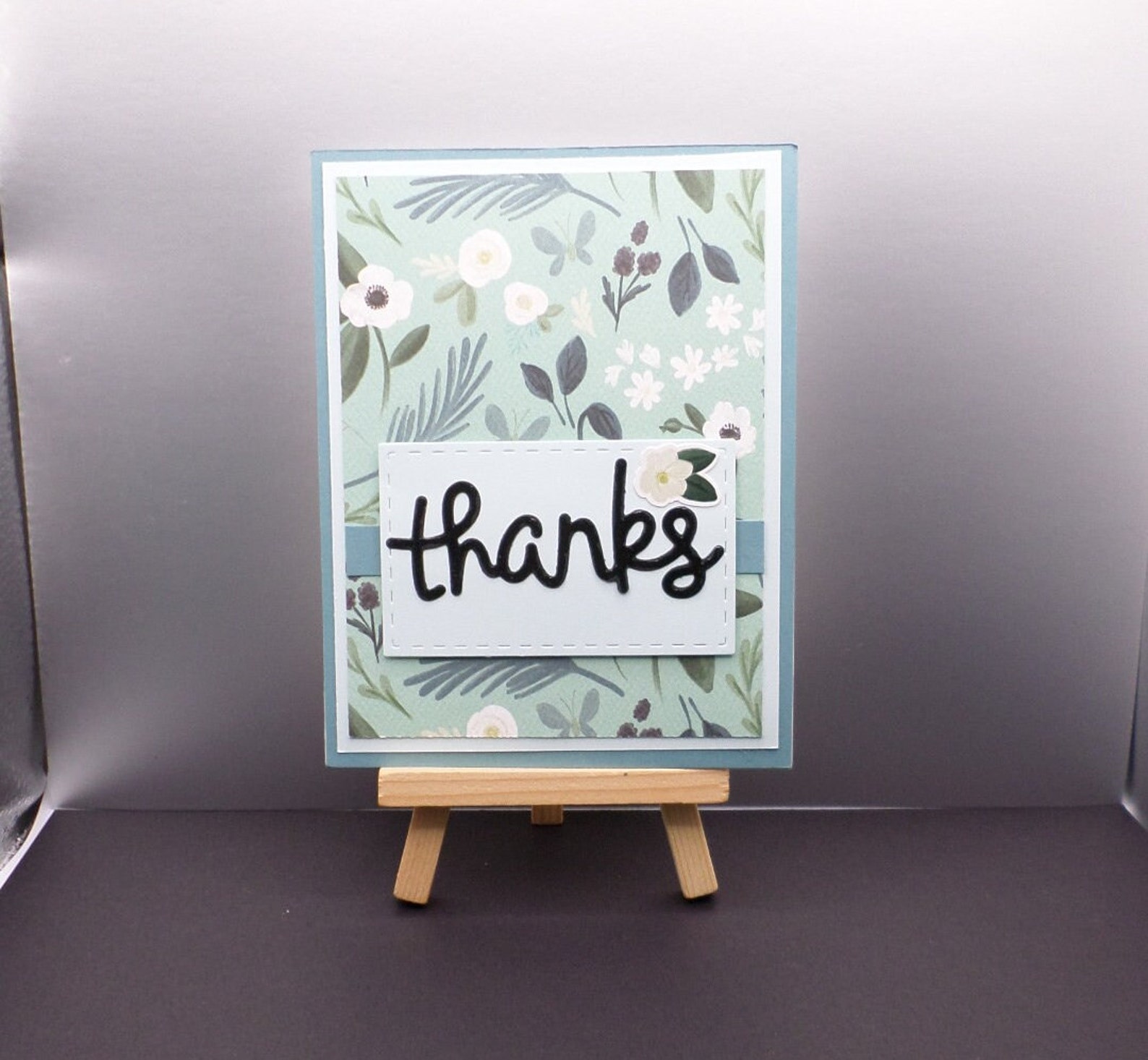 Set of 4: Thank You Greeting Cards-flower-thank-handmade Card-a2 ...