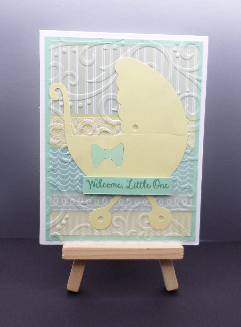 New Baby Greeting Card-welcome Little One-baby Neutral-congratulations ...