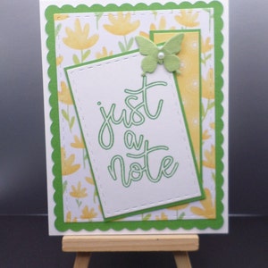 Just a Note Greeting Card-hello Card-thinking of You Card-how Have You ...