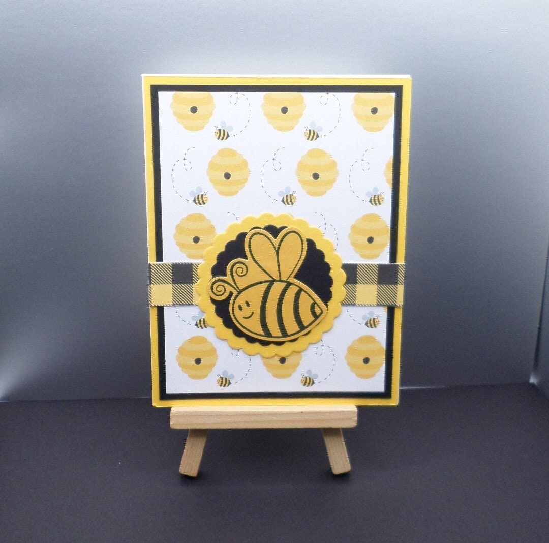 Bumblebee Blank Front Greeting Cards-buzz-a2 Cards-any Occasion ...