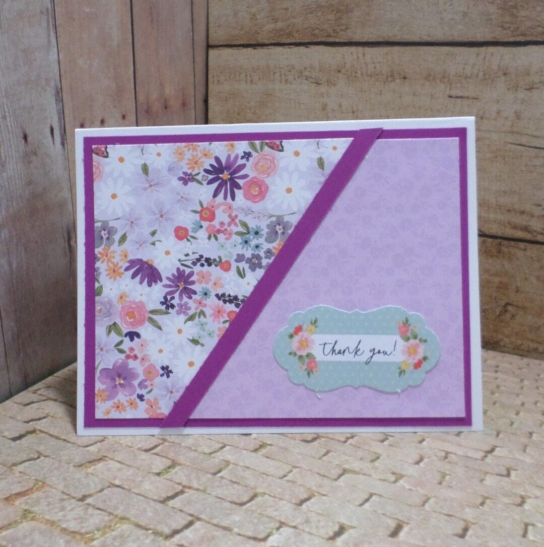 Thank You Greeting Cards-thanks so Much-thank You-handmade Card - Etsy