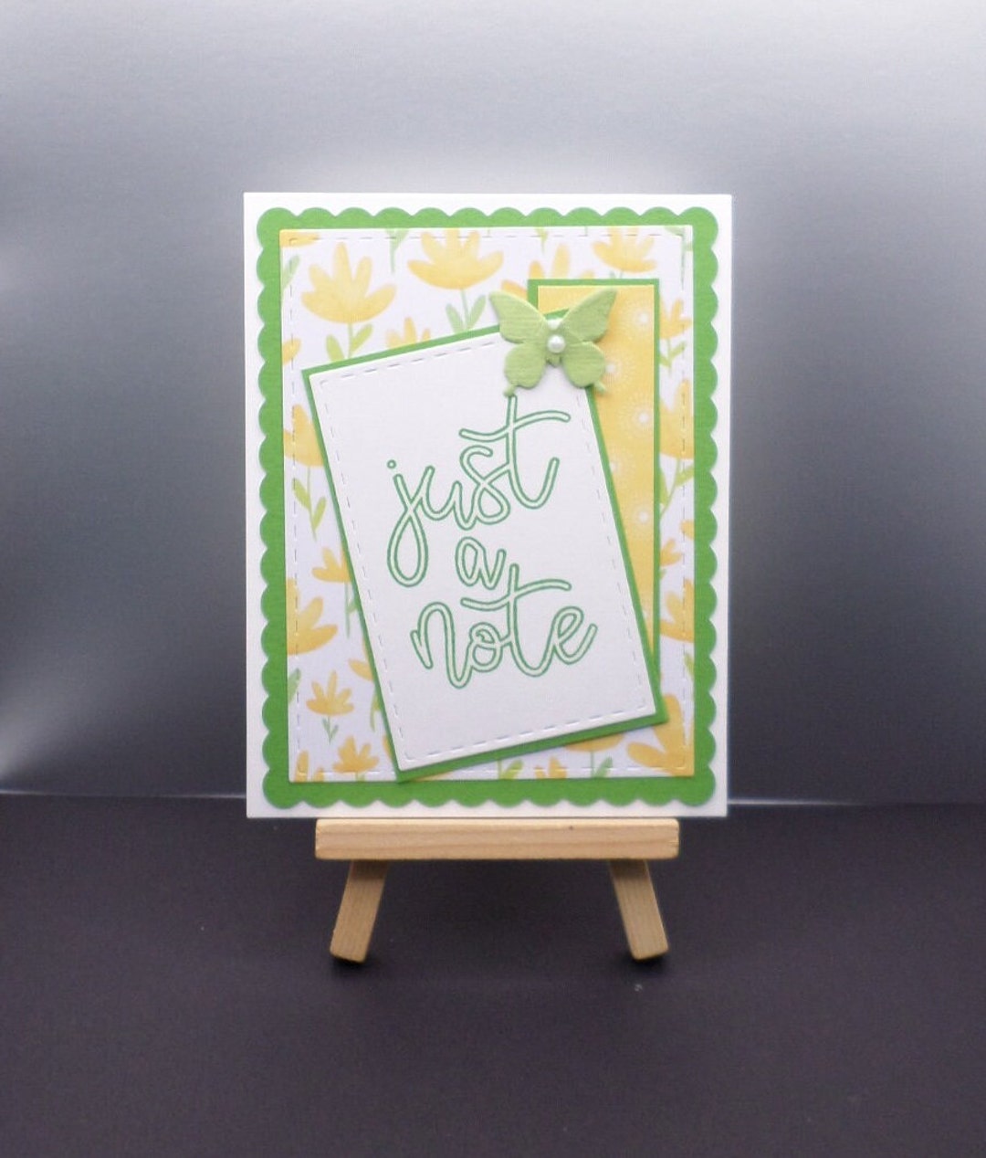 Just a Note Greeting Card-hello Card-thinking of You Card-how Have You ...