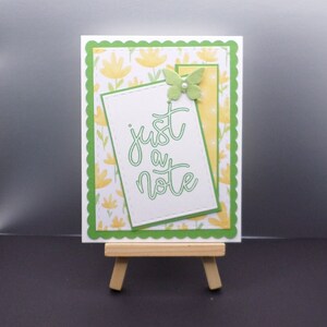 Just a Note Greeting Card-hello Card-thinking of You Card-how Have You ...