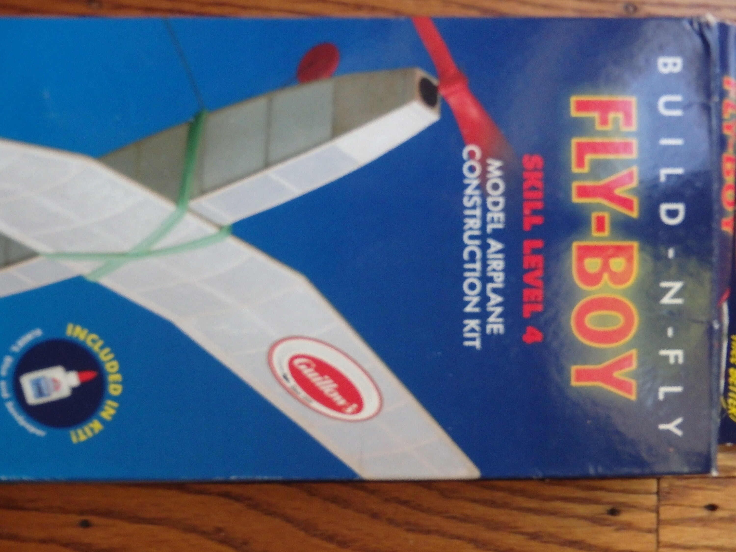 Vintage Build-n-fly FLY-BOY Model Airplane Balsa Wood Construction Kit ...