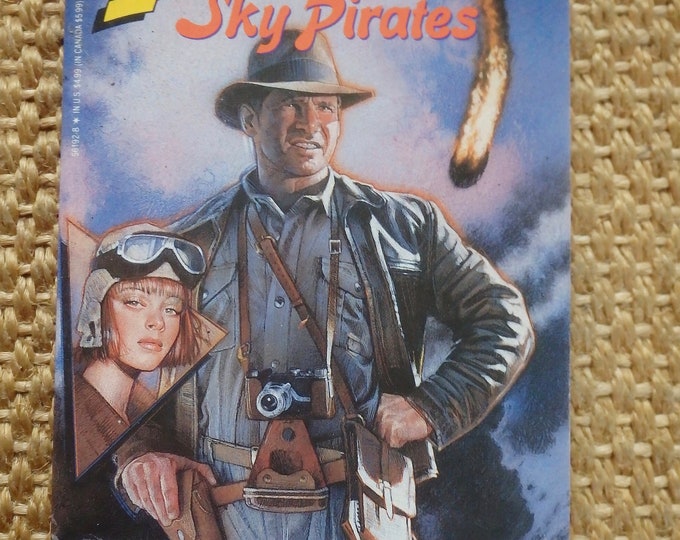 NEW! 1993 Indiana Jones and the Sky Pirates Book by Martin Caidin - Etsy