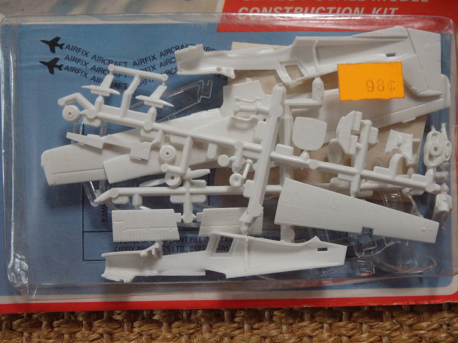 New in Package! 1973 AIRFIX S.A. Bulldog Series 1 Scale Model ...