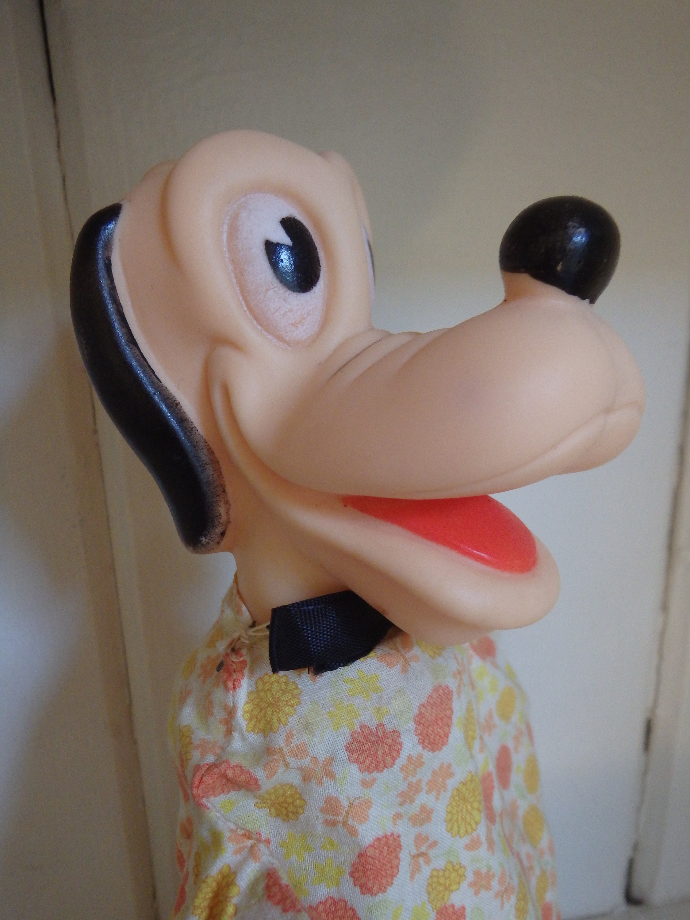 Vintage 1950's Disney Pluto Rubber Fabric Hand Puppet - Etsy UK