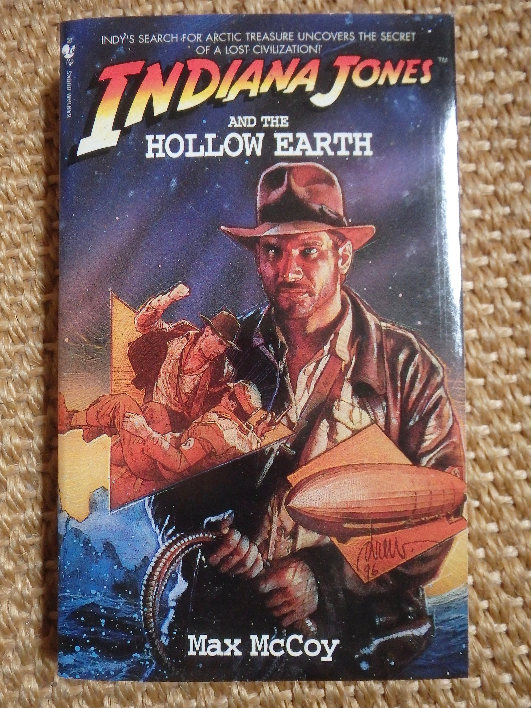 NEW Indiana Jones and the Hollow Earth by Max Mccoy A Bantom - Etsy
