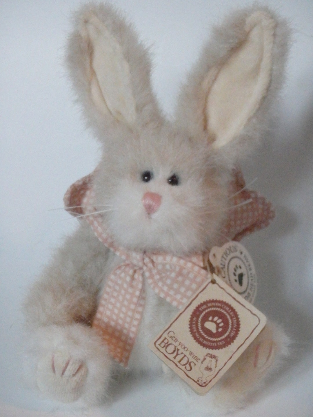 Boyds Gen-yoo-wine Collectible Stuffed Bunny Rabbit With Wings, Like ...