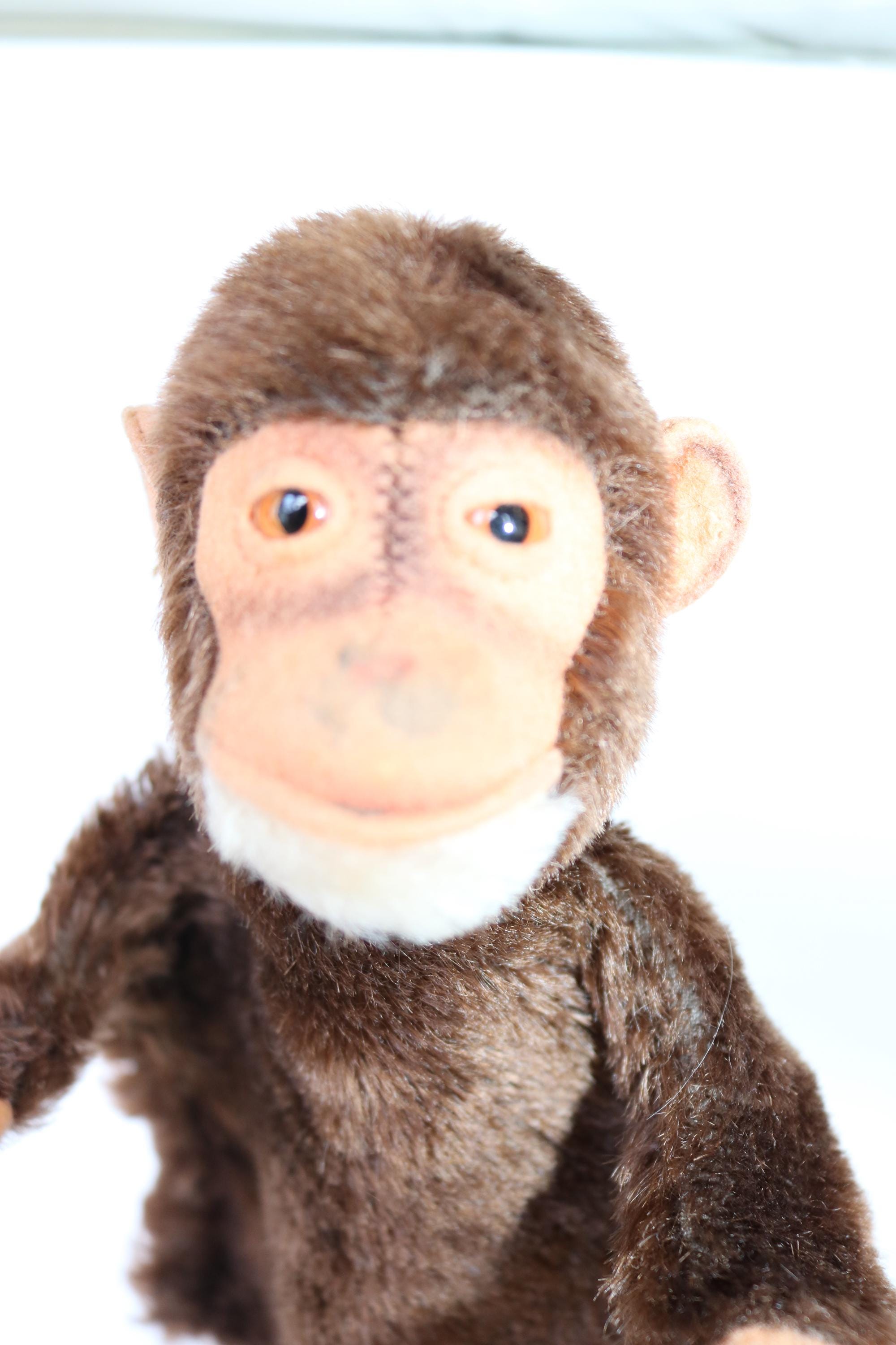 Vintage Steiff Mohair Jocko Monkey Chimpanzee 1950's Hand Glove Puppet ...
