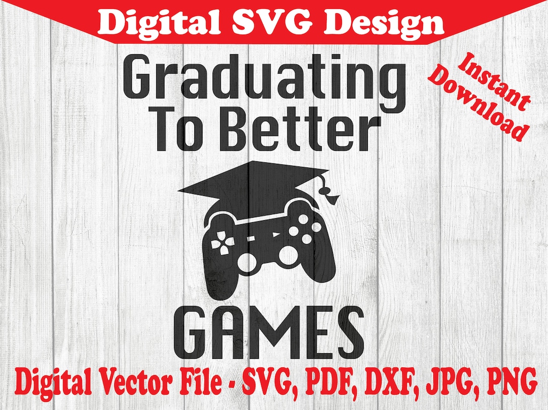 Gamer Grad SVG – Controller Graduation Design (digital Download) - Etsy