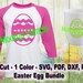 Easter Egg Designs Spring Bundle 6 Unique Easter Eggs - Svg File - SVG ...