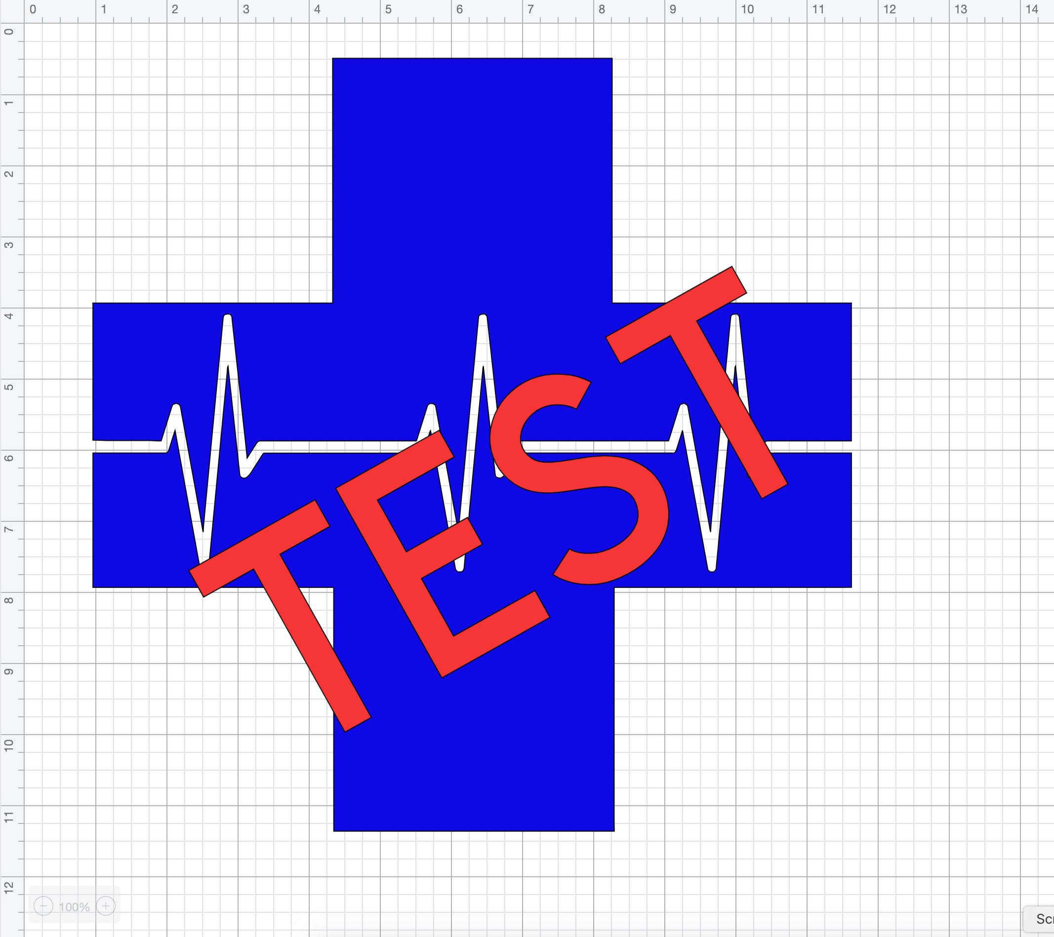 Heartbeat Cross EMS Paramedic Svg EMT Svg Medical 1 Color - Etsy