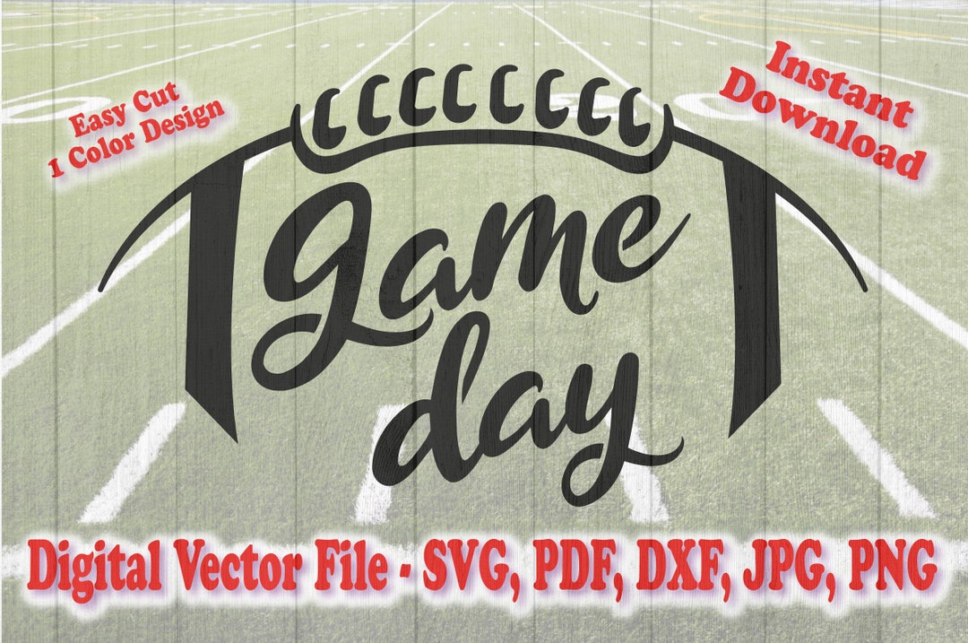 Football Game Day Design SVG High School Football College Football Pro ...