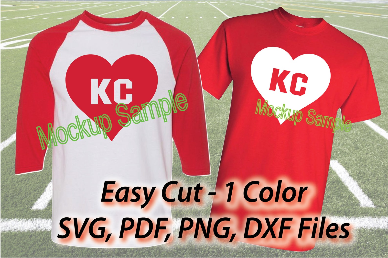 KC Heart Design Kansas City Svg File Vector for Cricut - Etsy