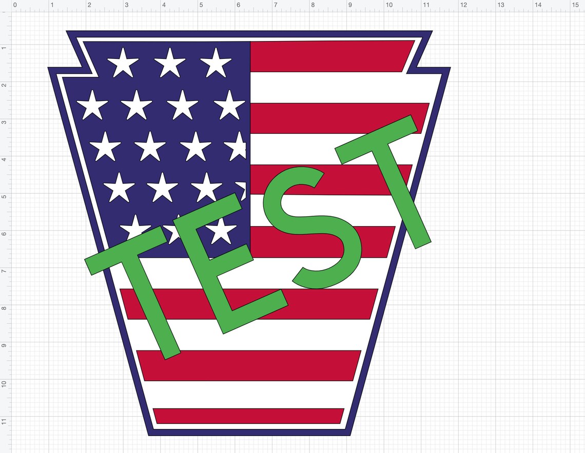 Keystone US Flag Design Svg Pennsylvania PA Instant Download - Etsy
